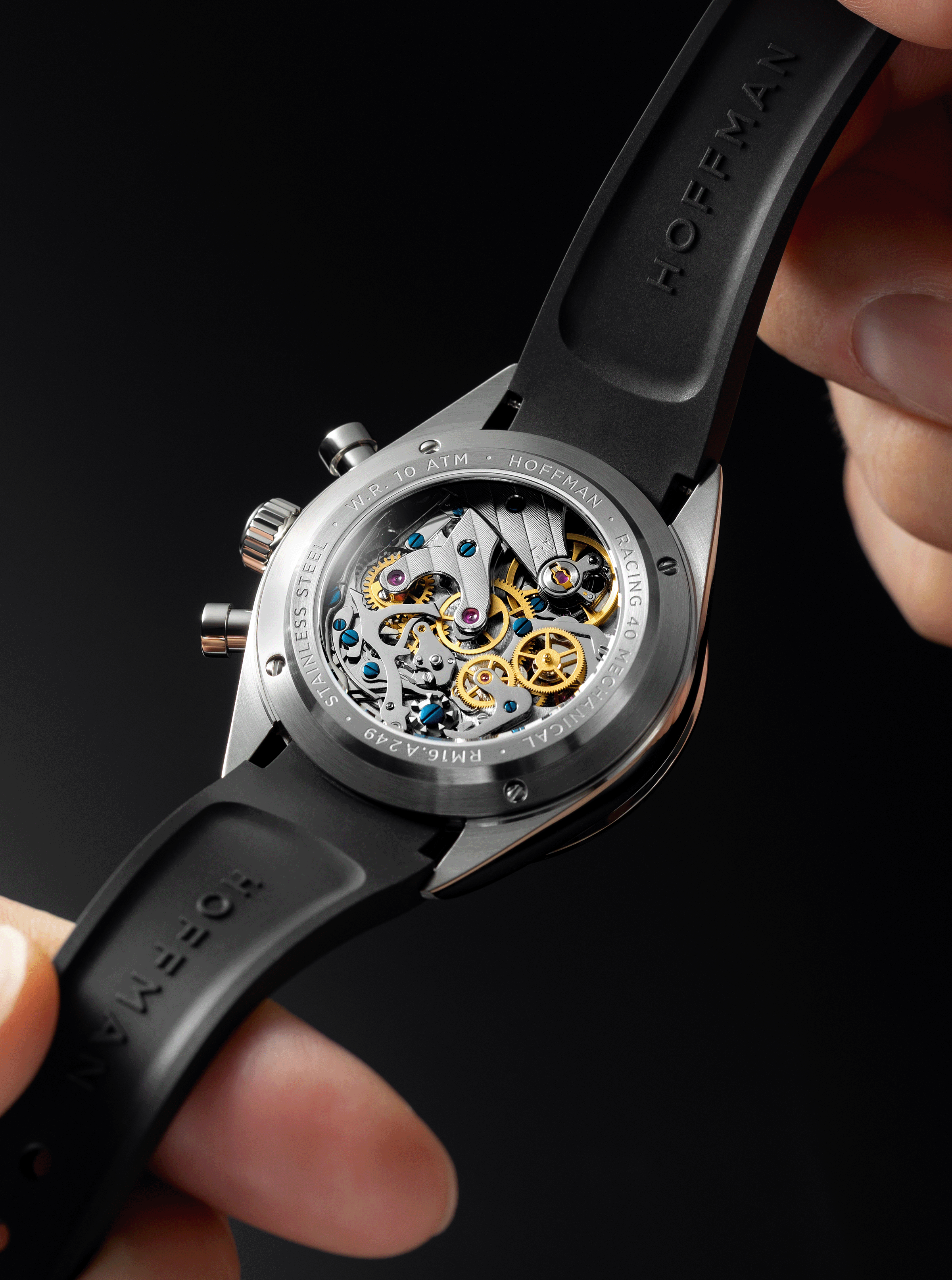 Chronograph 40mm - Steel | Panda Dial | Mechanical Sports Watch – HOFFMAN