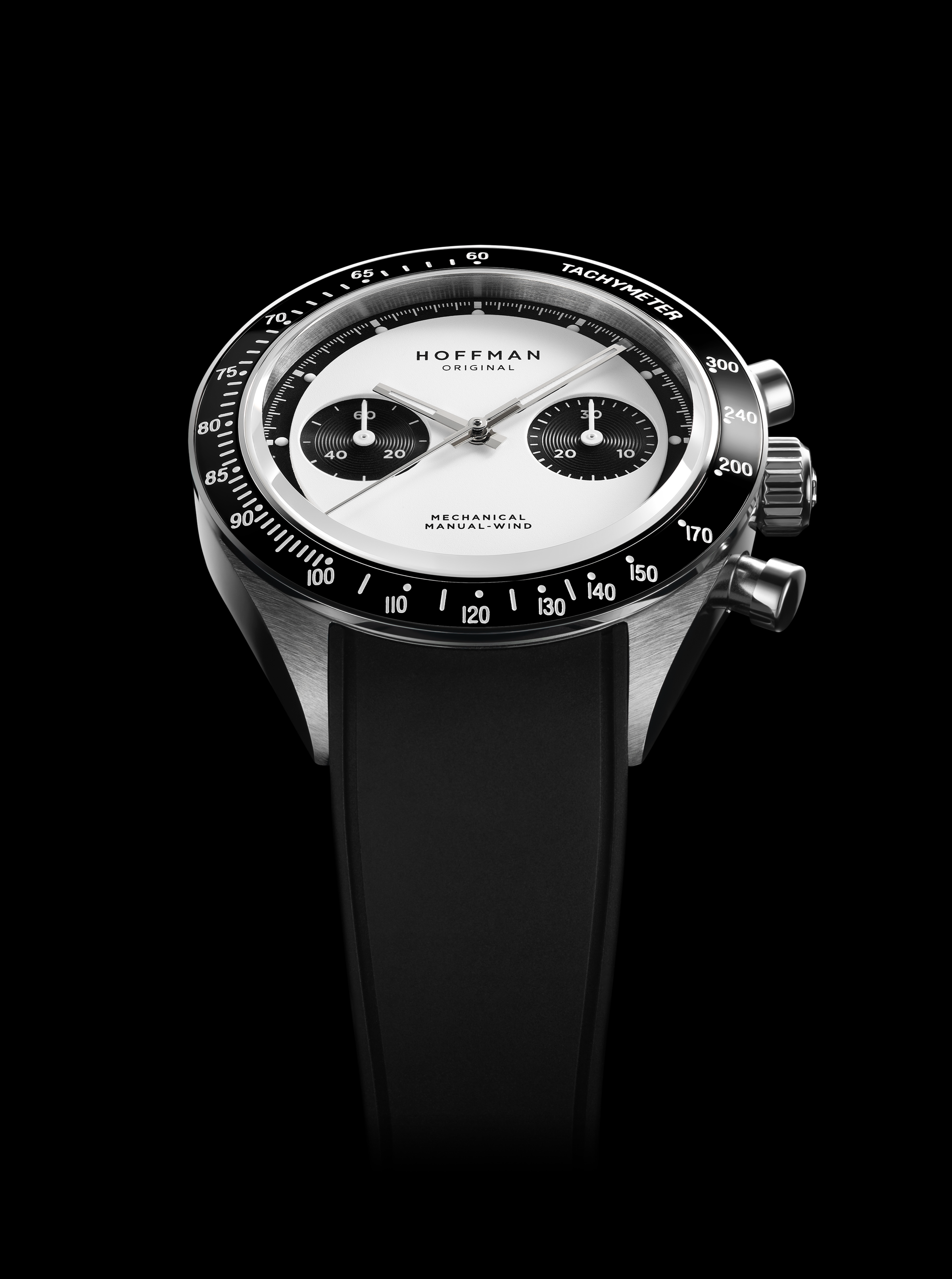 Chronograph 40mm - Steel | Panda Dial | Mechanical Sports Watch – HOFFMAN