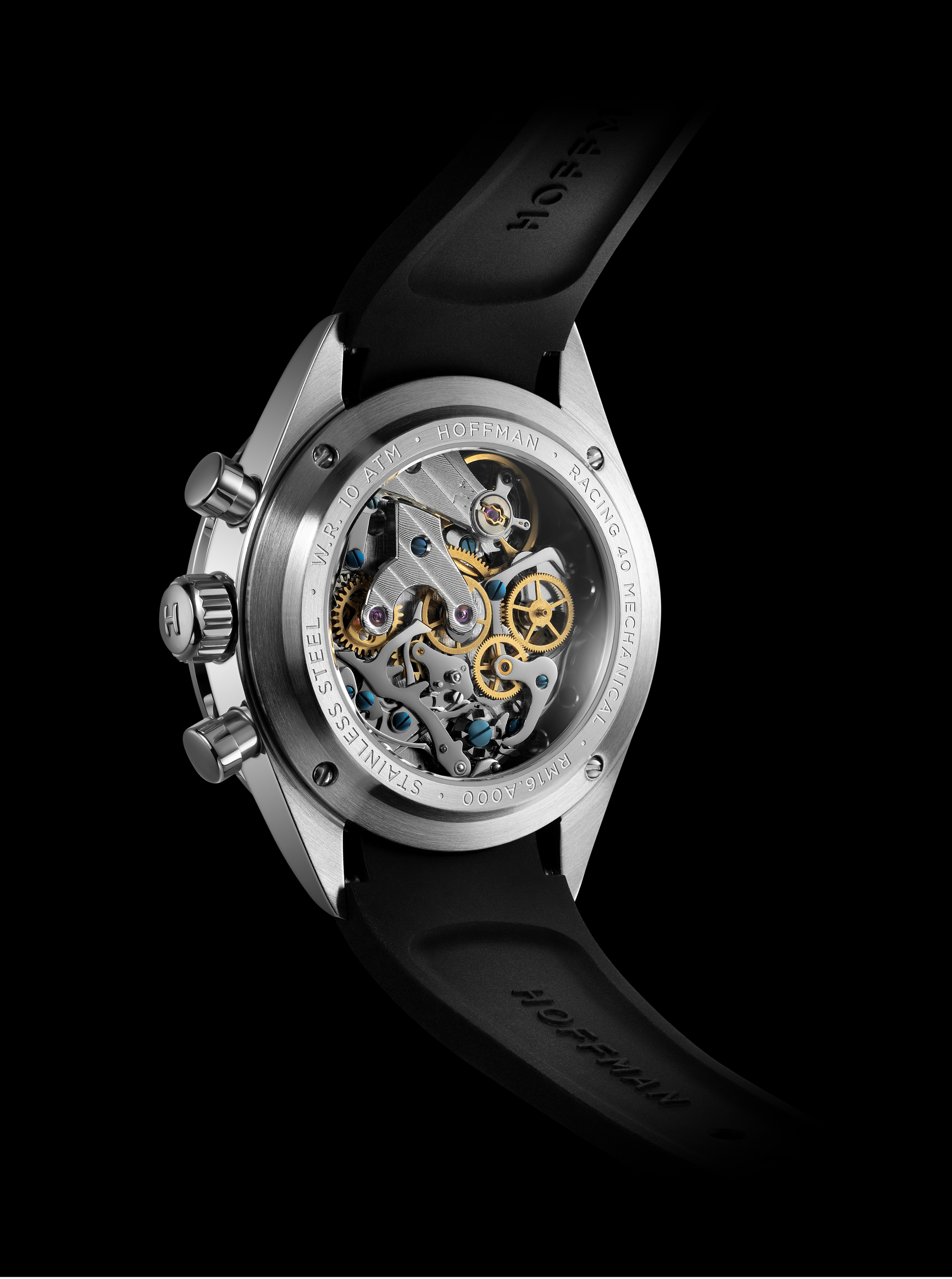 Chronograph 40mm - Steel | Panda Dial | Mechanical Sports Watch – HOFFMAN